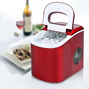 LUKEO Electric Ice Cube Maker Machine Portable Generator Cooler Compressor Chopper for a House Bars Restaurants Shops