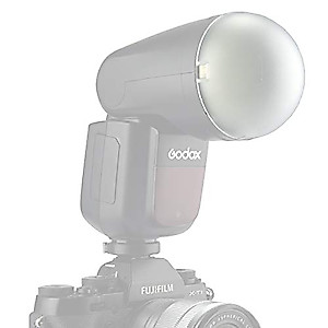 Godox AK-R11 Dome Diffuser, Compatible for Godox H200R Round Flash Head, Godox V1 Flash Series, V1-S, V1-N, V1-C, AD200 Pro, AD200