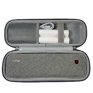 Carrying case with Handle for Portable Printers of IOOIOO Peripage A40, A40 Plus, D210, Munbyn ITP01, ITP01P, Jadens PD-A4