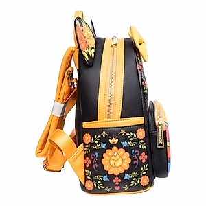 Loungefly Minnie Mouse Dia de los Muertos Sugar Skull Mini-Backpack