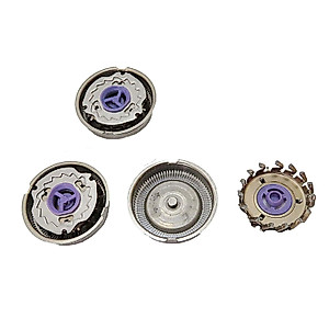 Ultra-sharp 3 pcs Replacement Shaver Heads Shaver Blades for Norelco HQ55/ HQ55PLUS/ HQ56 Replacement Heads for 835/850 /875 Models