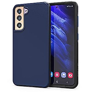 Crave Slim Guard for Galaxy S21 Case, Shockproof Case for Samsung Galaxy S21, S21 5G (6.2 inch) - Navy