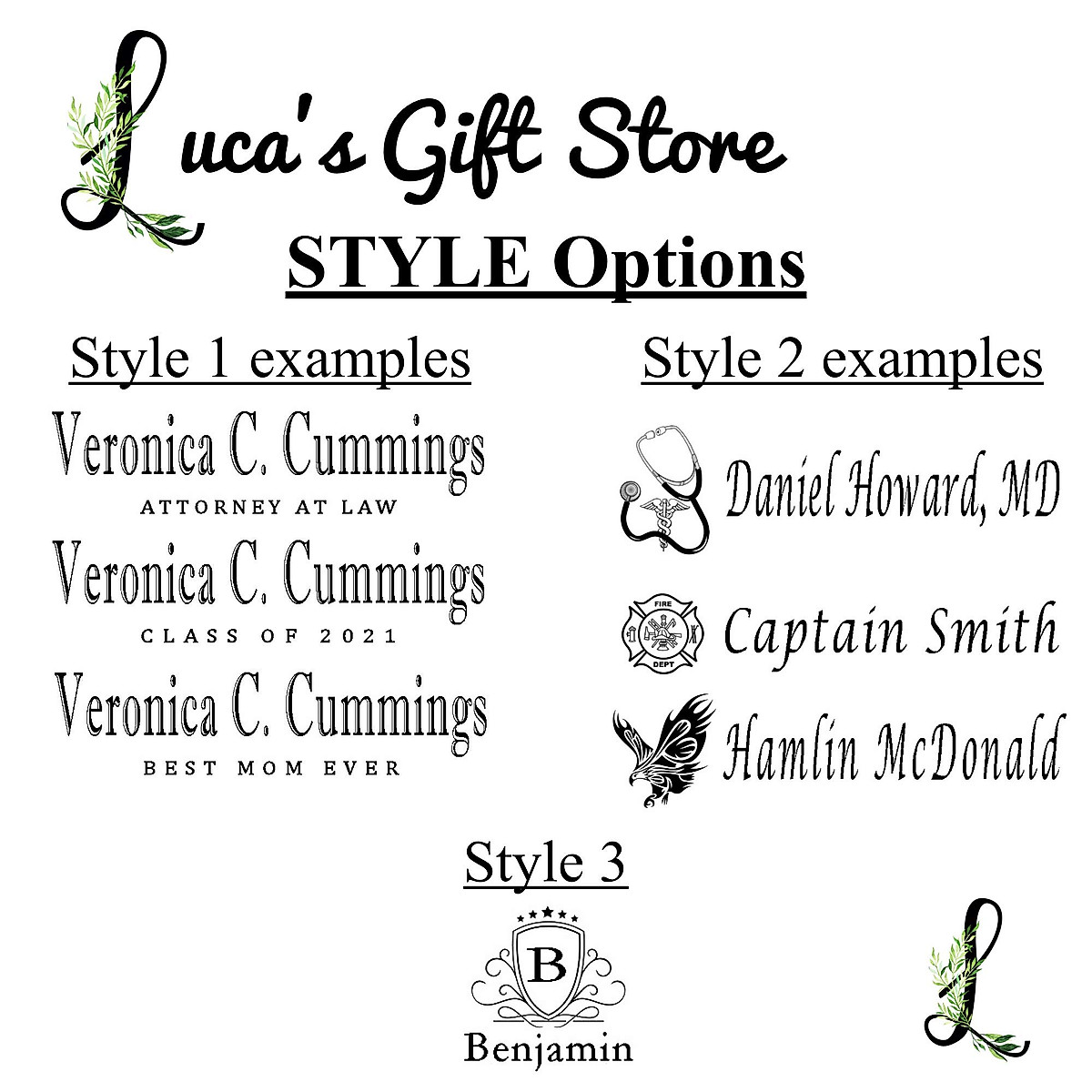 Custom Engraved Wood Pen Set With Maple and Rosewood Finish, Executive Pen and Box With Free Personalization