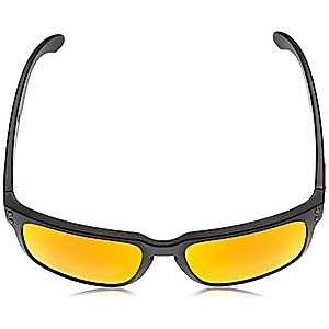 Oakley Men's OO9417 Holbrook XL Square Sunglasses, Matte Black/Prizm Ruby, 59 mm