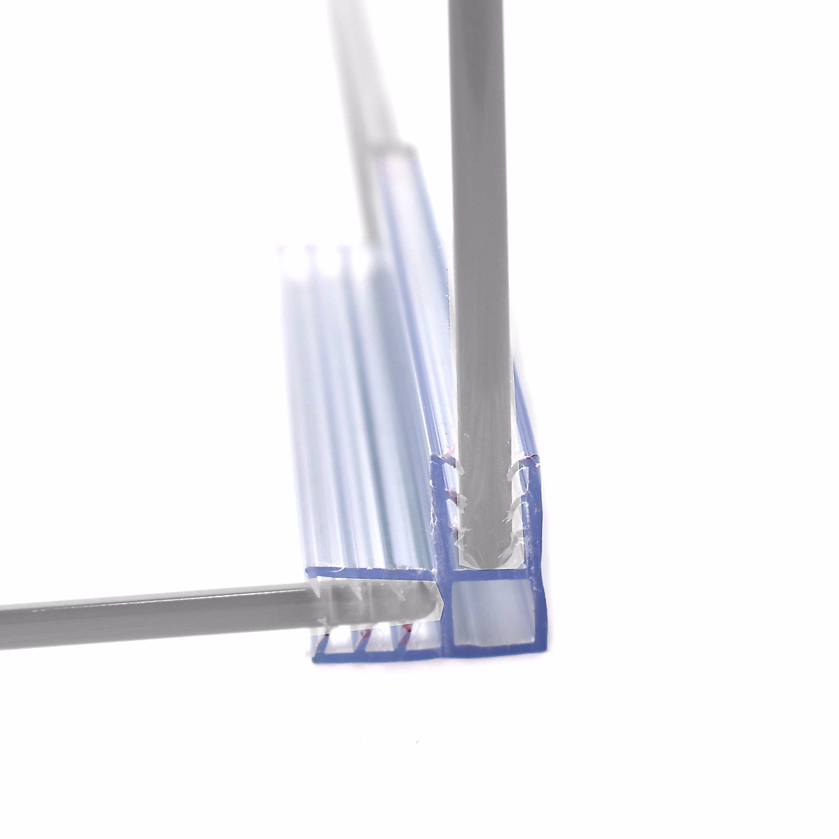 2 Way Sneeze Guard Holder™ Corner Connectors for Plexiglass, Acrylic Sheets & Airborne Droplet Barrier Panels up to 1/4" Thick, 10 Pack