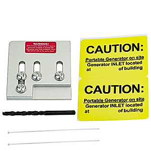 Generator Interlock Kit for Square D QO or Homeline 150 or 200 amp Panels,1 3/8 Inches Spacing Between Main and Generator Breaker, Professional and Interlock Kit The New