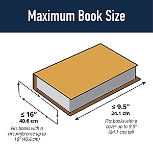 Book-it! Adjustable Travel Book & Bible Cover - Medium Black