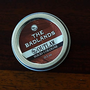 Smoky Cedar & Campfire Solid Cologne Balm - The Badlands Scent, by Outlaw - 1 oz wax Men's or Women's Scent