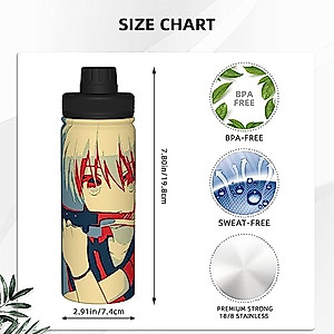 LOUNDY Nagisa Shiota-Assassination Classroom 18 oz Tumblers Stainless Steel Vacuum Insulated Coffee Mug Water Bottle Drinking Cup