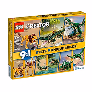 LEGO 9 in 1 Creator Animals Bundle, 852 pieces