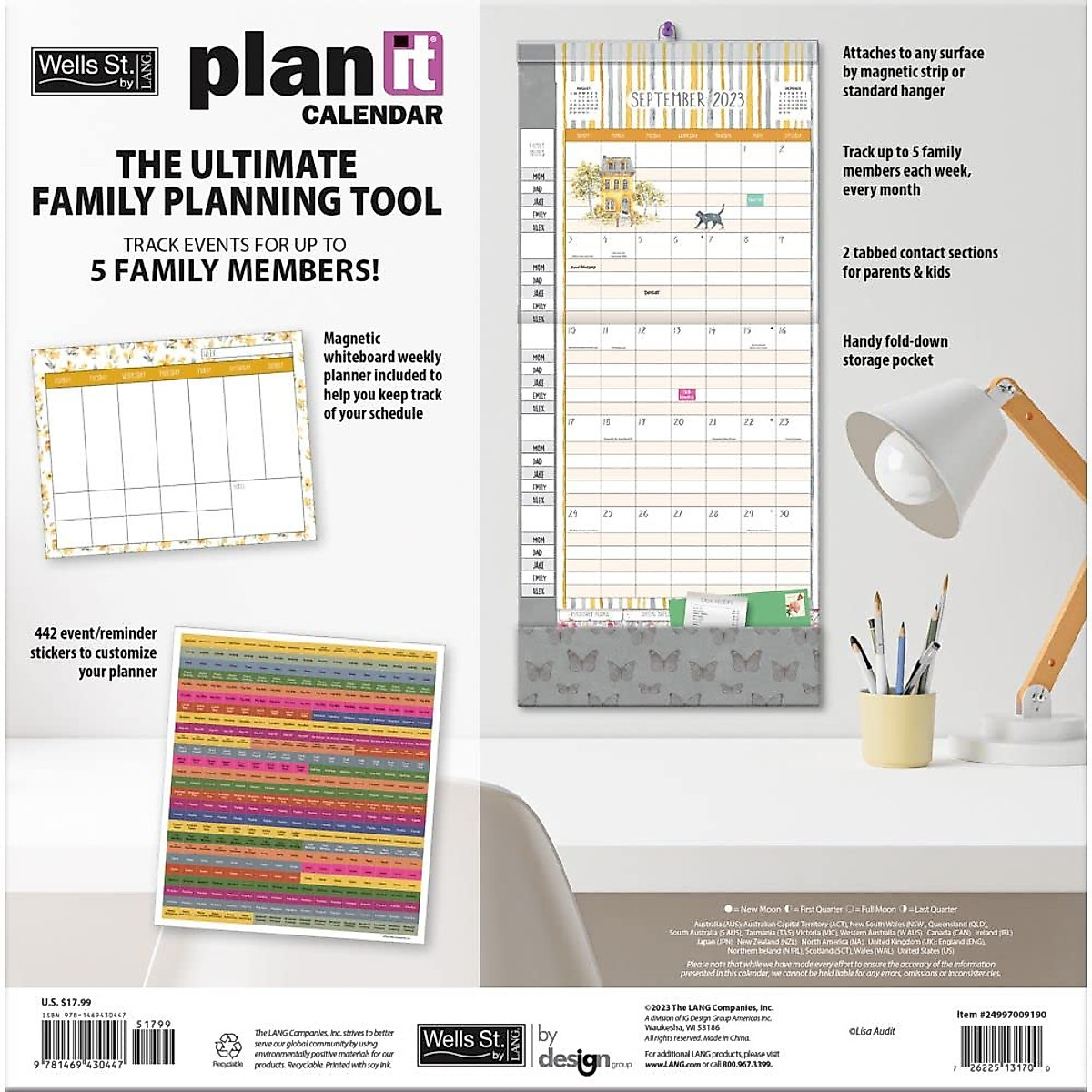 WSBL Watercolor Wonder 2024 Plan-It™ Calendar (24997009190)