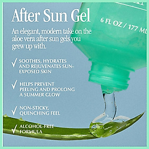 VACATION After Sun Gel & Air Freshener Bundle, Soothing Aloe Vera for Sunburn Relief, Hydrating & Cooling, Non-Sticky Aftersun Care, Alcohol Free, 6 Fl. Oz.