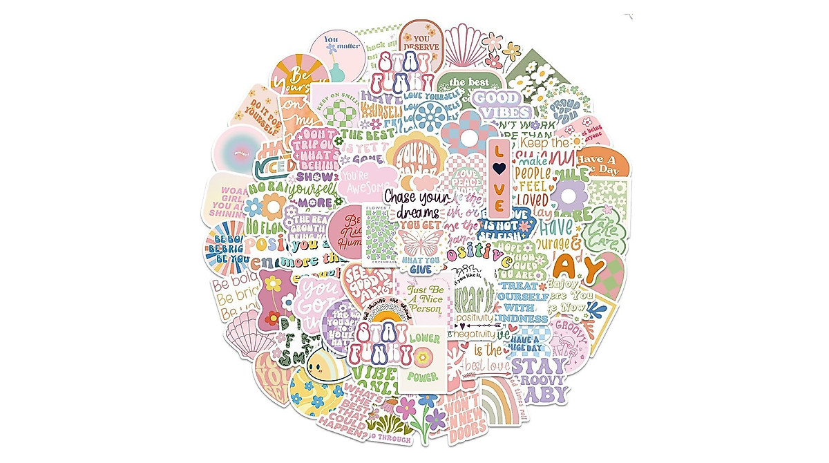 100PCS Danish Pastel Stickers for VSCO Girls