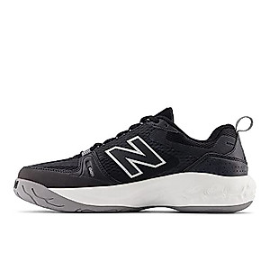 New Balance Men's Fresh Foam X 1007 V1 Tennis Shoe, Black/Grey, 13 Wide