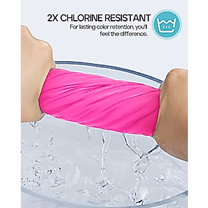 Ewedoos High Waisted Bikini Sets for Women V Neck Two Piece Swimsuit for Women Bathing Suit for Women 2 Piece Bikini Hot Pink