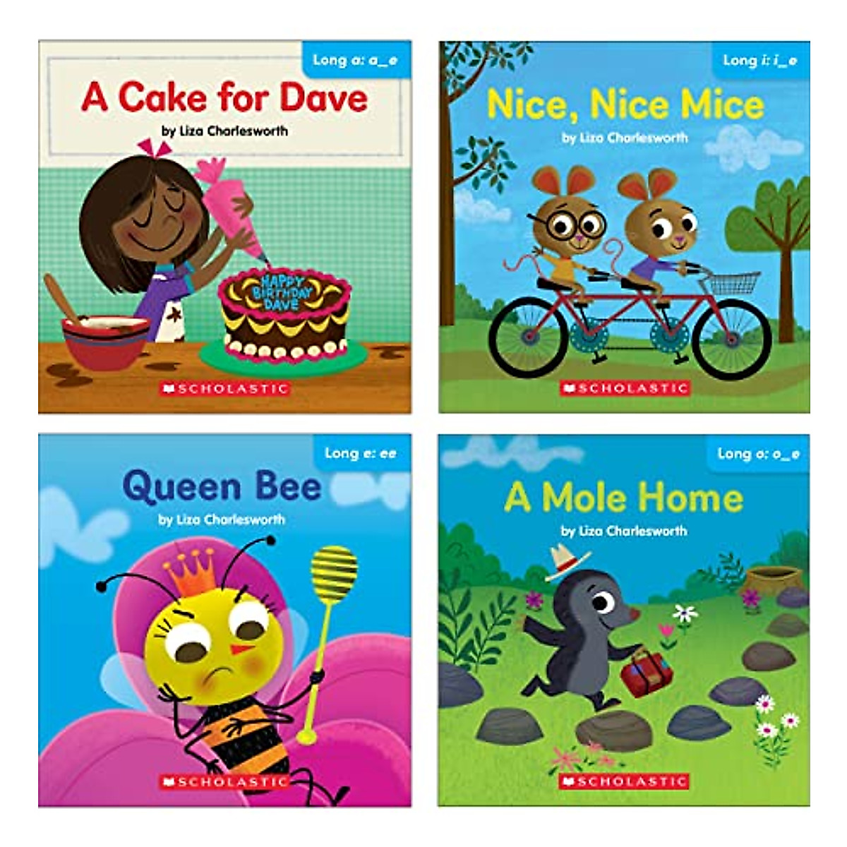 Laugh-A-Lot Phonics: Long Vowels (Parent Pack): 12 Engaging Books That Teach Key Decoding Skills to Help New Readers Soar