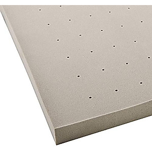 Lucid 3 Inch Mattress Topper King – Memory Foam – Bamboo Charcoal Infusion – Cooling Ventilation – Hypoallergenic – CertiPur Certified Foam