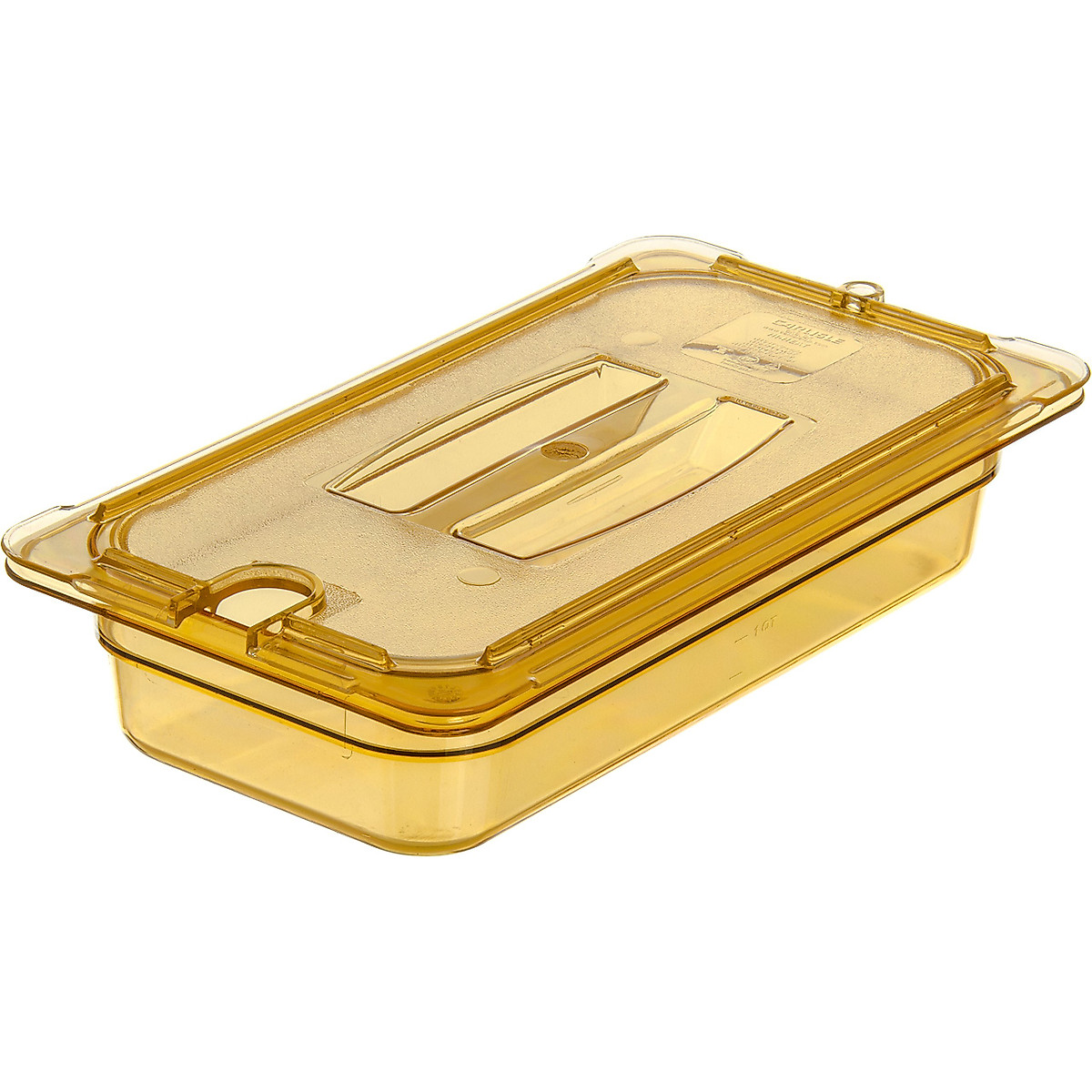 Carlisle FoodService Products 3086013 StorPlus High Heat Food Pan, 2.5" Deep, Third Size, Amber