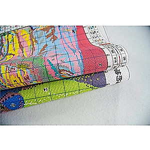 ZuoAnLF 4 Packs Stamped Cross Stitch Kits,Full Range of Embroidery Starter Kits for Beginners,DIY Embroidery Needlepoint Kits Home Decor,11CT,Christmas,Snow Scene,14.2×18.1inch