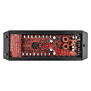 DS18 GEN-X2000.4 Car Audio Amplifier 4-Channel Class A/B 2000 Watts Max Multichannel Amp - Bass Remote Knob Included - Lightweight Design - High Efficiency Rate