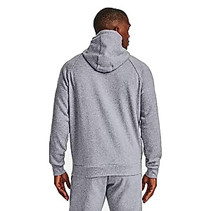Under Armour Men's UA Rival Fleece Full-Zip Hoodie (Grey, XX-Large)
