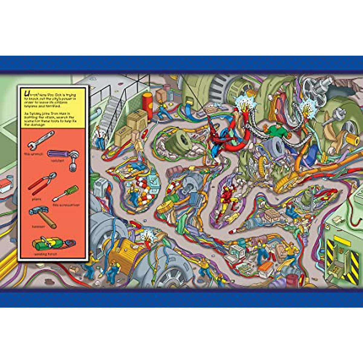 Marvel Spider-man, Avengers, Guardians of the Galaxy, and More! - 3D Look and Find Activity Book! - Iron Man 3D Glasses Included! - PI Kids