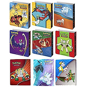 Pokemon TCG: Bundle of 4 Mini Album Binders for Pokemon Cards | Each Binder Includes Clear Plastic Sleeves for 60 Cards