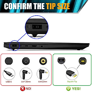 135W 20V 6.75A AC Adapter Charger Compatible with Lenovo Thinkpad T440P T450P T460P T470P T530 T540 T560 ideapad Z710 Y40-70 Y50-70 Y50-70AM-IFI Y70-70 Y700 ADL135NDC3A Power Cord