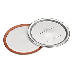 uxcell Canning Lids, 24pcs - Tinplate Split-Type Mason Jar Lid, Wide Mouth with Date Leak Proof Fits Storage Cover (Silver)
