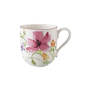Villeroy & Boch 1041009651 Mariefleur Basic Mug, 11.75 oz, White/Multicolored