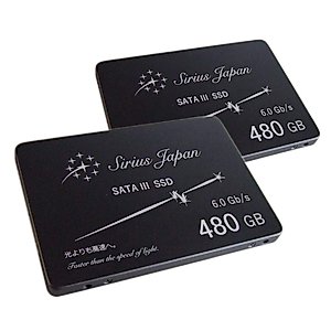 Sirius DSD3-480G2 SSD 480GB [Set of 2] 2.5 Inch SATA 3 6.0Gb/s