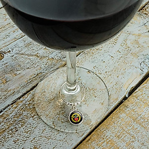 GRAPHICS & MORE Bon Jovi You Give Love a Bad Name Wine Glass Charm Drink Marker