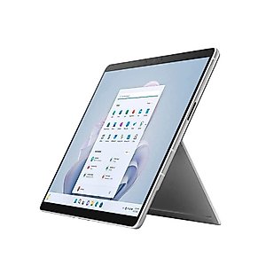 Microsoft Surface Pro 9, 13" Touchscreen 2-in-1 Tablet, 12th Gen Intel Core i5-1235U, Intel Iris Xe Graphics, 8GB DDR5 RAM, 1TB SSD, Windows 11 Pro, Platinum, Device Only, with MTC Stylus Pen