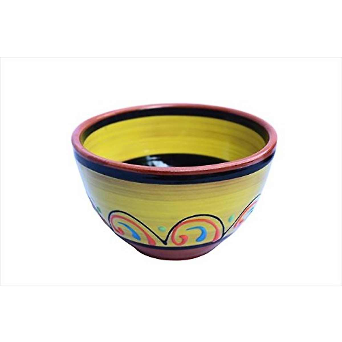 Cactus Canyon Ceramics Spanish Terracotta 5-Piece Small Salsa Bowl Set (European Size), Multicolor