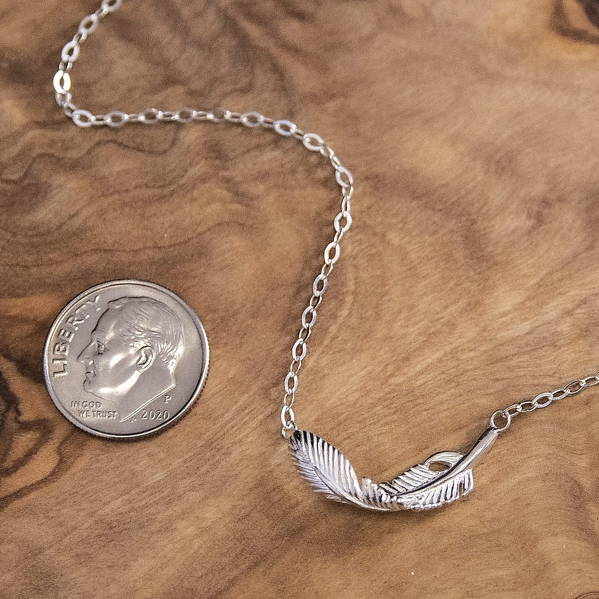 EFYTAL Nurse Gifts for Women, Sterling Silver or Gold Plated Feather Necklace, RN Gifts for Nurses, Gift for Practitioner, Graduation, School Nurse, Registered Nurse (14k Gold Plated)