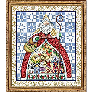 Tobin 407398 12 Days-Jim Shore Counted Cross Stitch Kit-14 by 16-Inch 14 Count