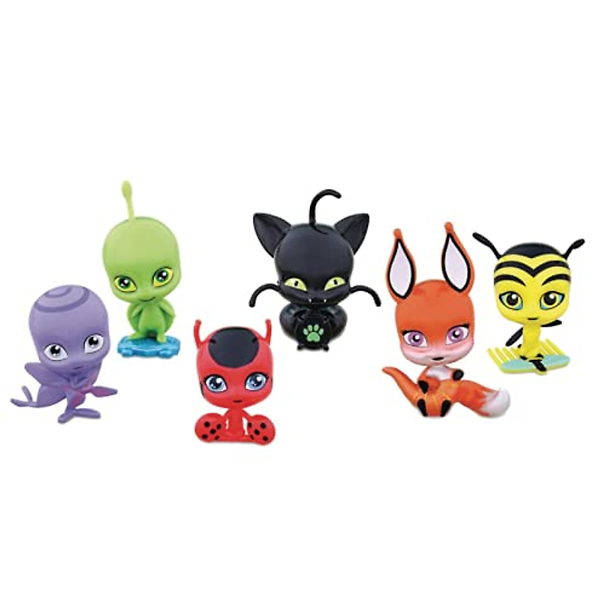 Zag Heroez Miraculous Miraculous 50500 Kwami Surprise Miracle Box Zag Heroez Blind Box - One of 6 - Wayzz, Tikki, Trixx, Plagg, Pollen, or Nooroo (2 Pack)