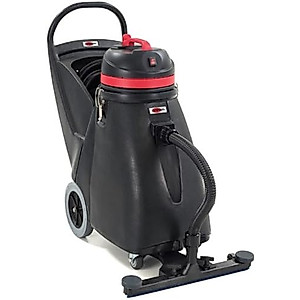 Viper Cleaning Equipment SN18WD Shovelnose 18 gal Wet/Dry Vacuum, 24" Cleaning Path, 2 10" Non-Marking Wheels, 50' Power Cable, 2 Stage Vacuum Motor, 9' Vacuum Hose