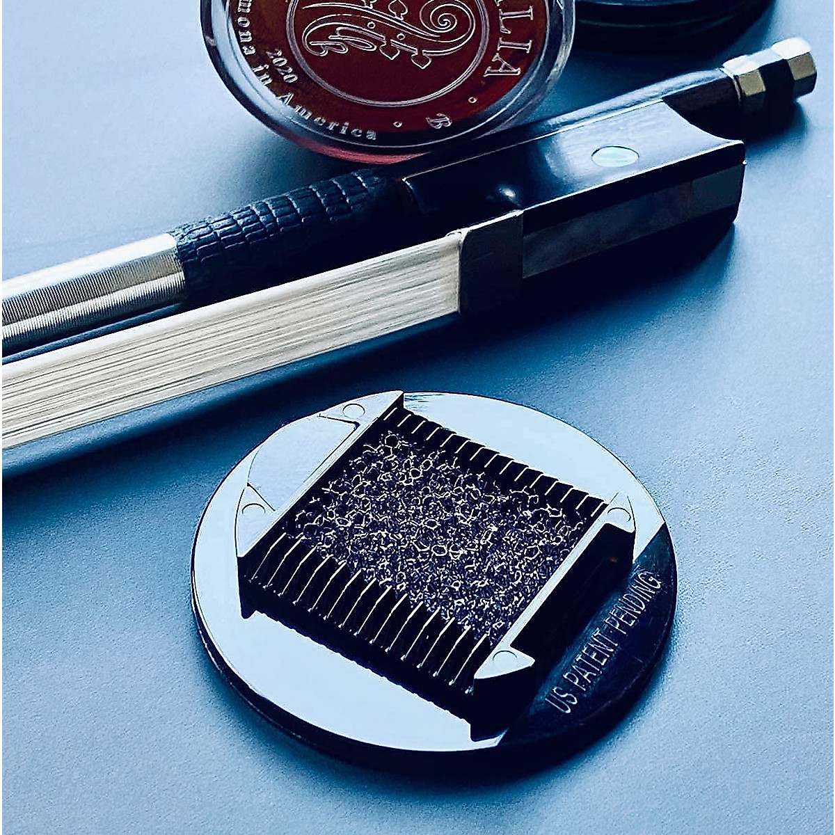 CECILIA 'Sanctus' Rosin for Viola, Rosin Specially Formulated Viola Rosin for Viola Bows with Included Rosin Spreader (Full Cake)