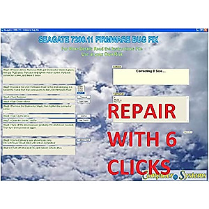 FW-FXR Firmware Bug Fix Repair Complete Tool kit Compatible for Seagate Barracuda & Maxtor USB, CSGR