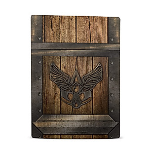Head Case Designs Officially Licensed Assassin's Creed Wood And Metal Chest Black Flag Graphics Vinyl Faceplate Sticker Gaming Skin Decal Compatible With Sony PlayStation 5 PS5 Digital Edition Console