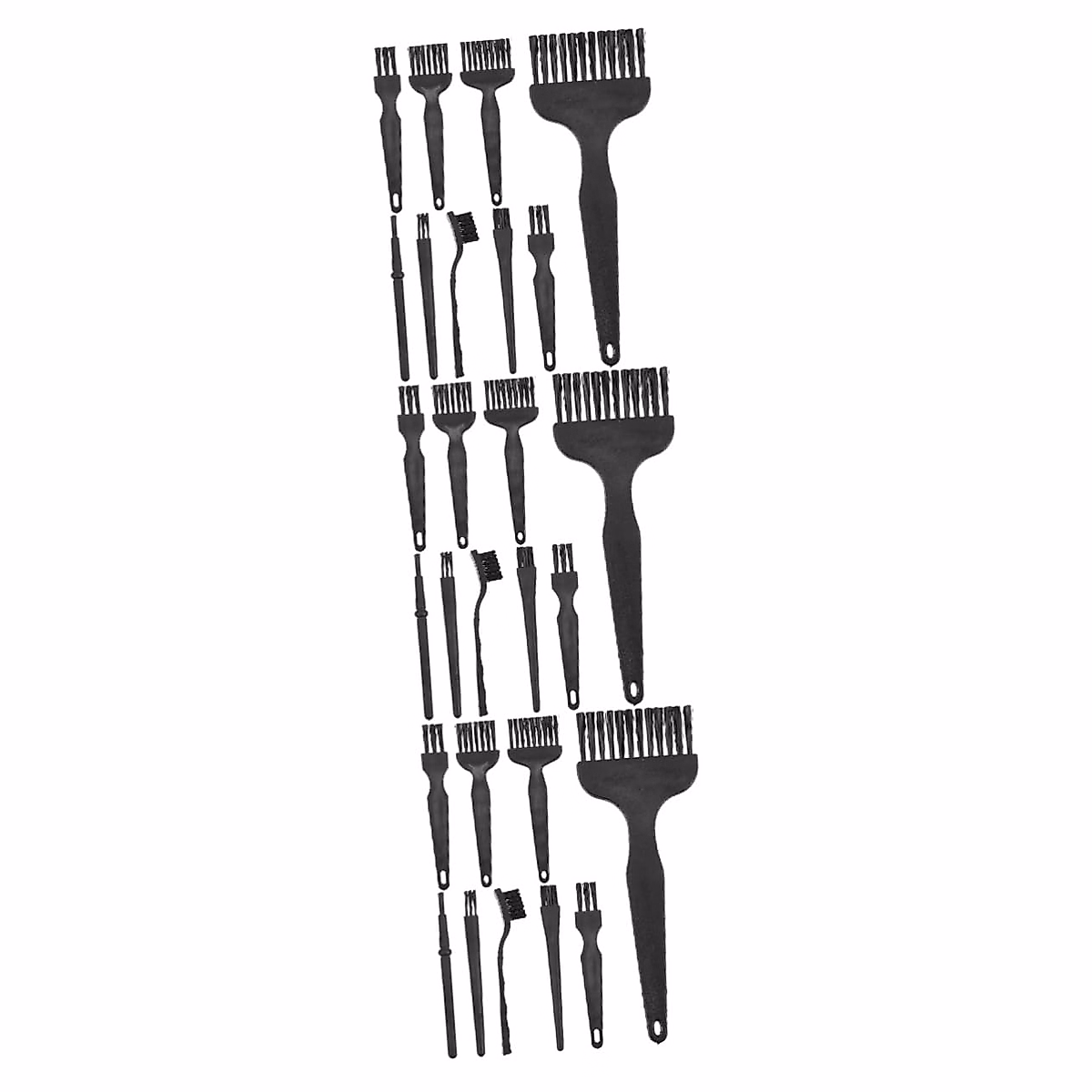 FOMIYES 3sets Razor Cleaner Brush Set Sturdy Non-shedding Brush for Shaver Razor Trimmer Cleaning Supplies 8pcs*3