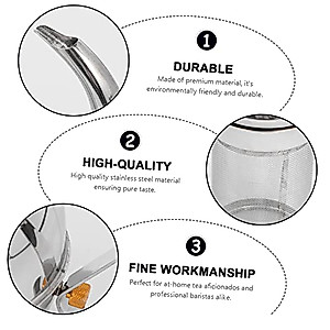 Mikinona 1pc Kettle Gooseneck Teapot Stovetop Whistling Portable Induction Cook Top Espresso Coffee Maker Machine Portable Coffee Maker Portable Espresso Coffee Pot Stainless Steel