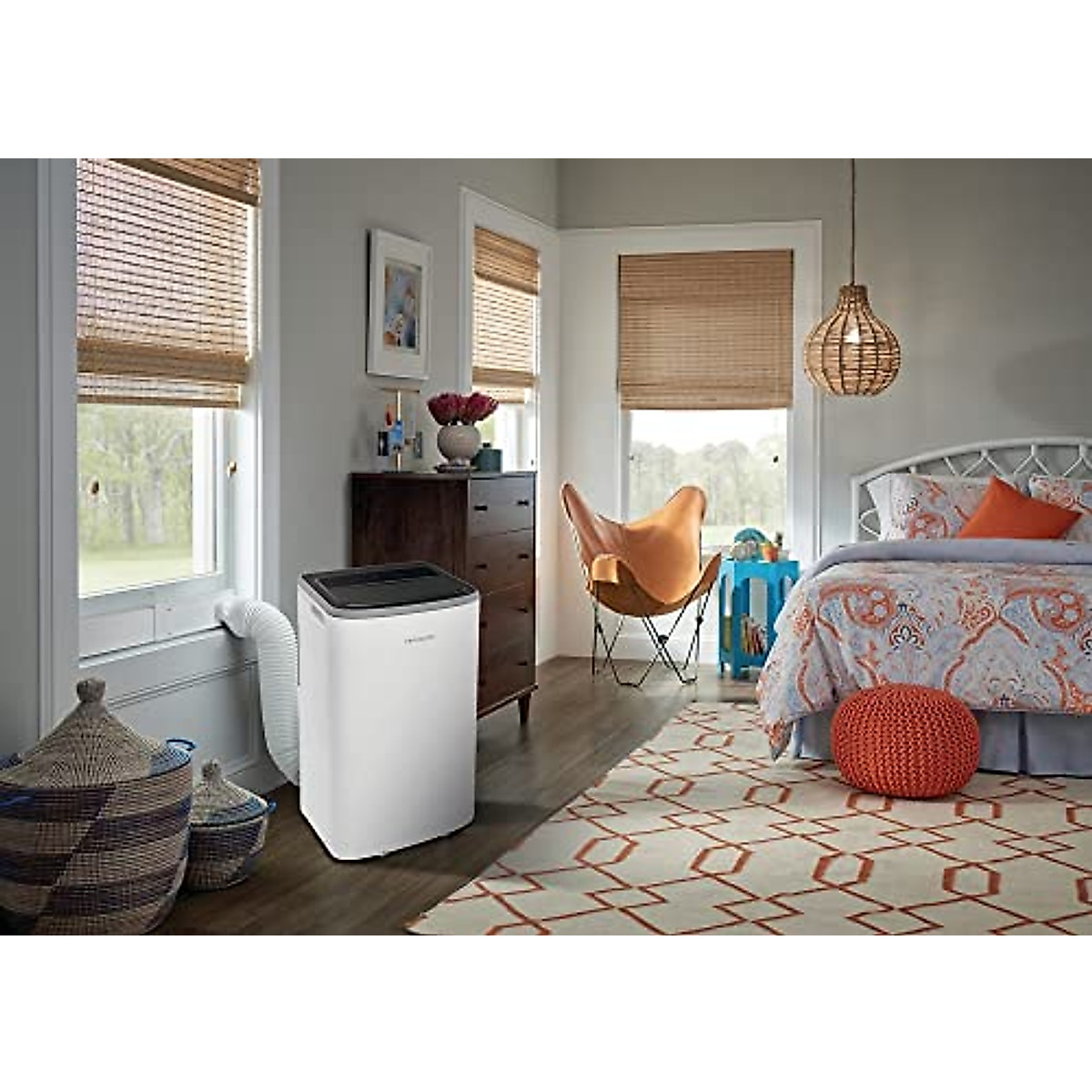 Frigidaire Portable Room Air Conditioner, 10,000 BTU with Dehumidifier Mode, in White (Renewed)