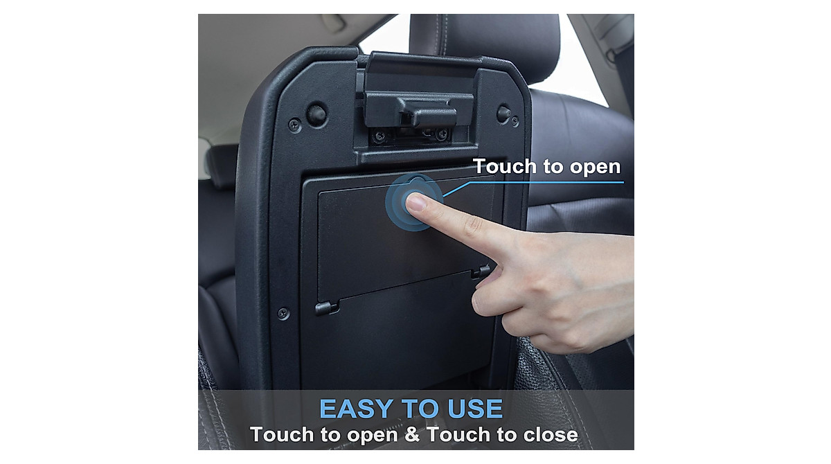 Toyota Tacoma Hidden Console Organizer - Press to Open Storage