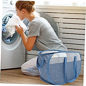 GREENADSCAPE Folding Laundry Hamper Laundry Baskets Dirty Cloth Basket Folding Laundry Basket Clothes Basket Holder Mesh Laundry Basket Laundry Hampers Clothes Holder Cationic Cloth