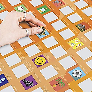 Gift Republic 100 Things To Do For Wellbeing Scratch Off Bucket List Poster