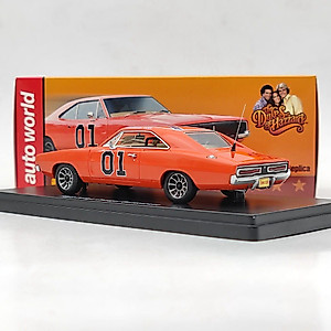Auto World 1/43 for Dodge Charger General Lee 1969 AWRSS1151 Limited Resin Toys Car Models Miniature Hobby Collectible Gifts