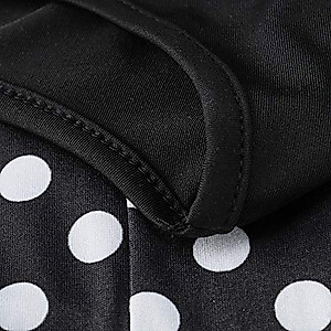 Kanhan Fashion Women Long Sleeve Floral Boho Print Slim Long Maxi Dress High Waist Casual Dress (M, Black)