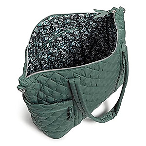 Vera Bradley Women's Performance Twill Large Multi-Strap Tote Bag, Olive Leaf, One Size